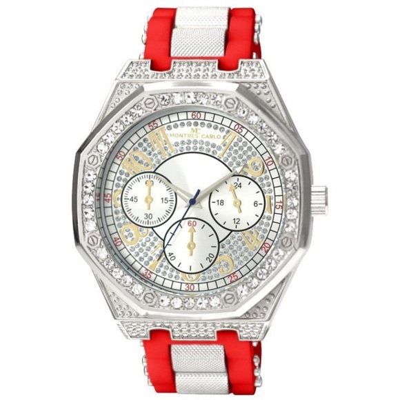 Montres Carlo | Accessories | 53mm Montres Carlo Clubbing Mens Hip Hop ...